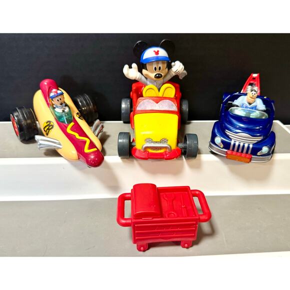Disney | Toys | Disney Mickey Mouse Goofy Movie Vehicles Lot Pull Back ...